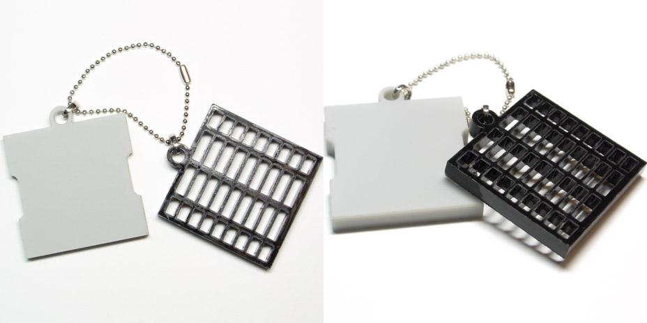 排水溝の蓋＆グレーチングキーホルダー〈卒業生代表プロダクツ〉